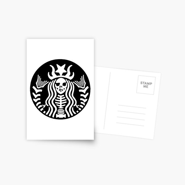 "Starbucks gothic logo " Postcard by NarimanArt | Redbubble