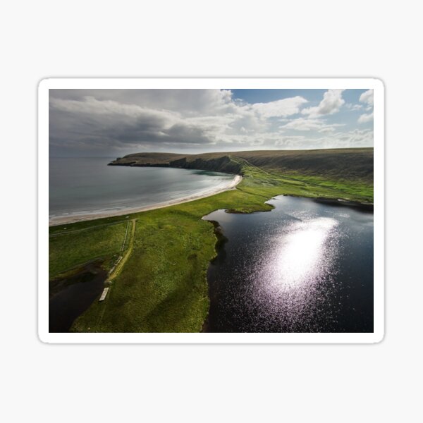 "Tresta Beach, Fetlar (7)" Sticker for Sale by Avalinart | Redbubble