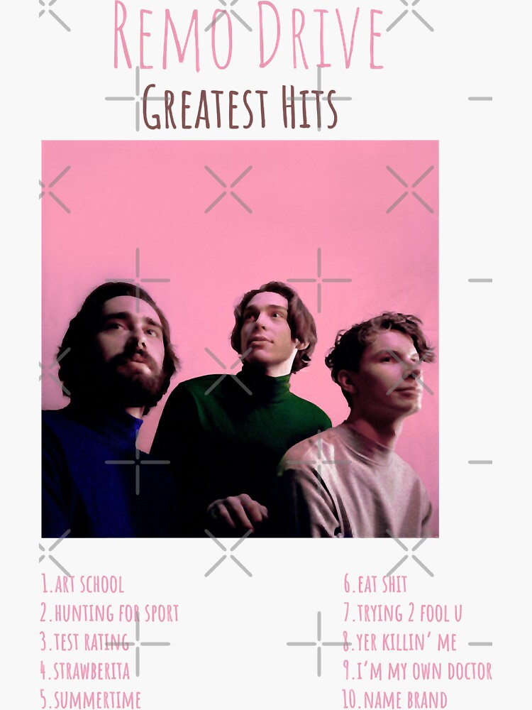 Pegatina «Joyce Manor Young Rock Band Variety Instruments Letras Remo ...