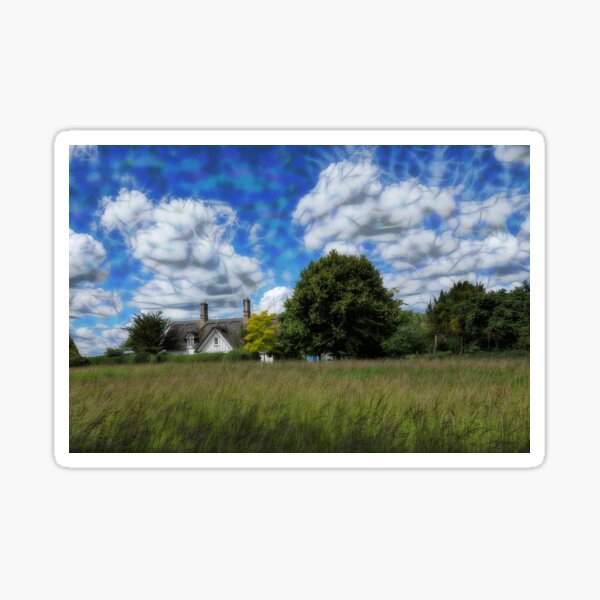 "photograph of sky-scape in rural English natural countryside" Sticker ...