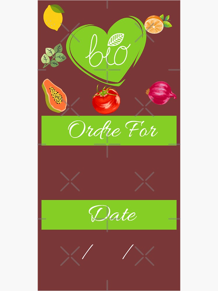 "Order Labels sticker" Sticker for Sale by RIAD16 | Redbubble
