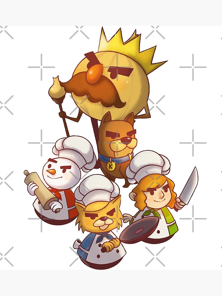 "Cooking With Teammates Is Very Fun Overcooked Game Retro" Poster by ...