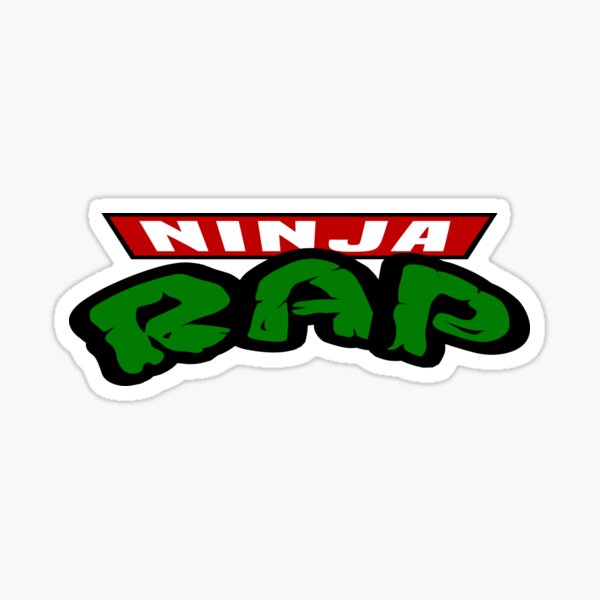 "Ninja Rap - Go Ninja Go Ninja " Sticker for Sale by prometheus31 ...