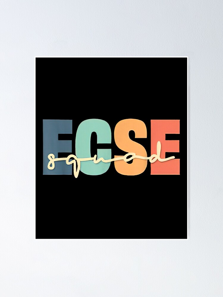 Póster « Maestra de Educación Especial de la Primera Infancia Ecse ...