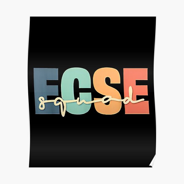 Póster « Maestra de Educación Especial de la Primera Infancia Ecse ...