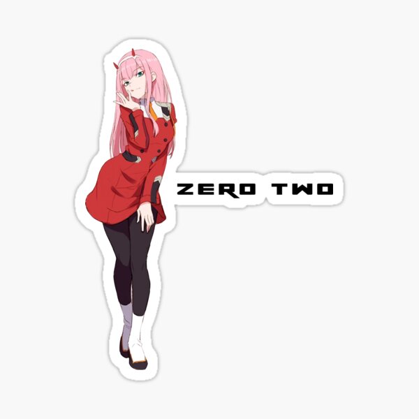 "Zero Two Anime" Sticker for Sale by etioayana | Redbubble