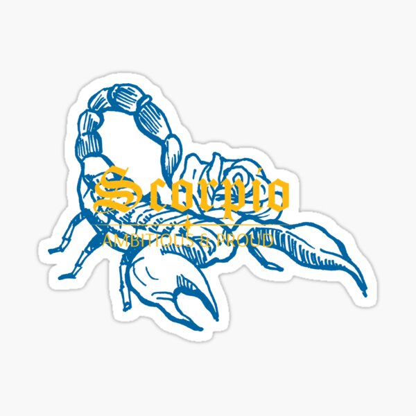 "Scorpio" Sticker for Sale by narilex | Redbubble