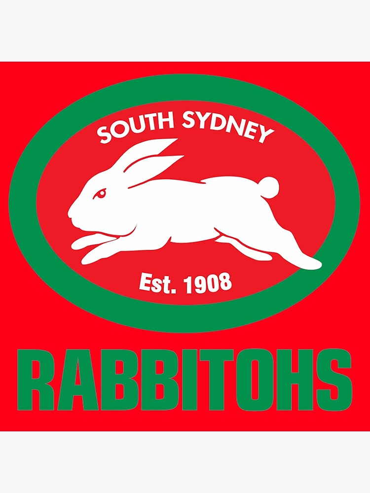 "Best-Selling of "Rabbitohs"" Poster by WillieCooper | Redbubble