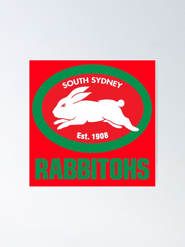 "Best-Selling of "Rabbitohs"" Poster by WillieCooper | Redbubble