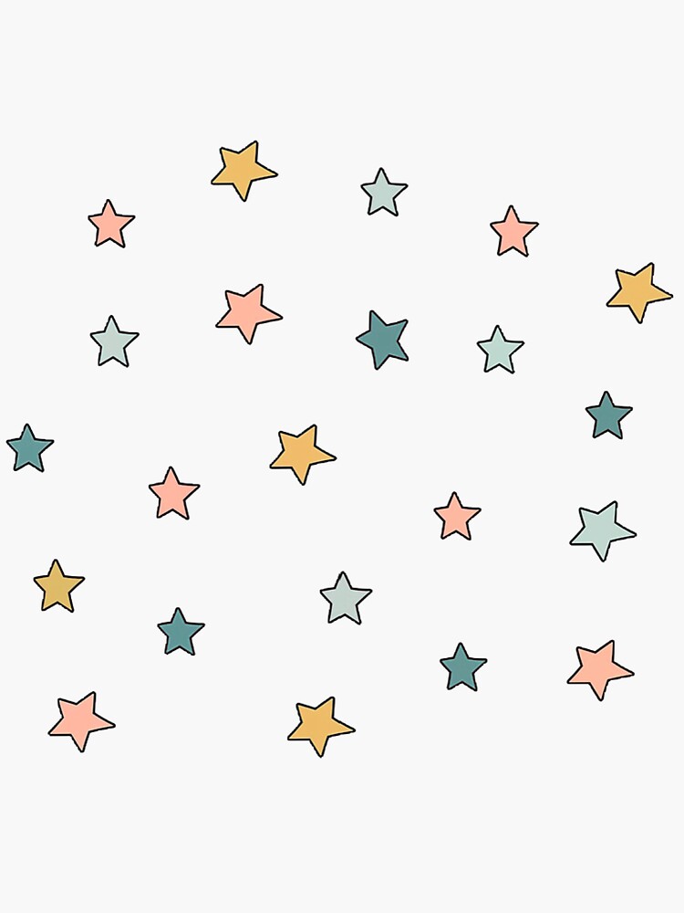 "aesthetic star sticker pack" Sticker for Sale by WaffleLife | Redbubble