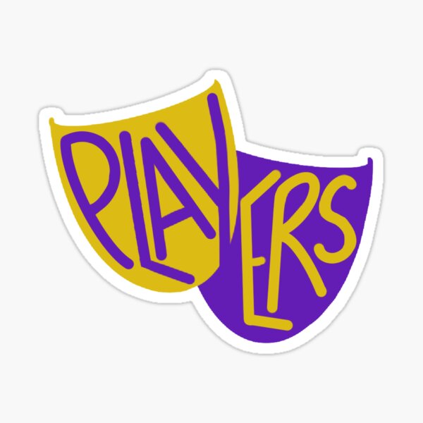 "Montclair State University Players Logo" Sticker by john2348 | Redbubble