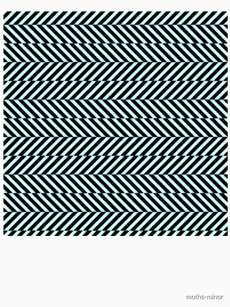 "optical illusion - wobbly lines" T-shirt for Sale by moths-minor ...