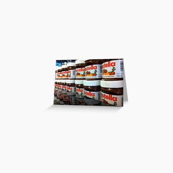 Nutella Greeting Cards | Redbubble