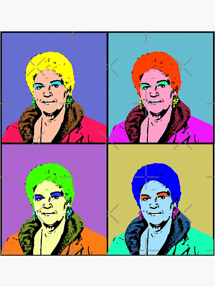 "Pat color hair" Sticker for Sale by MuellerKevin | Redbubble