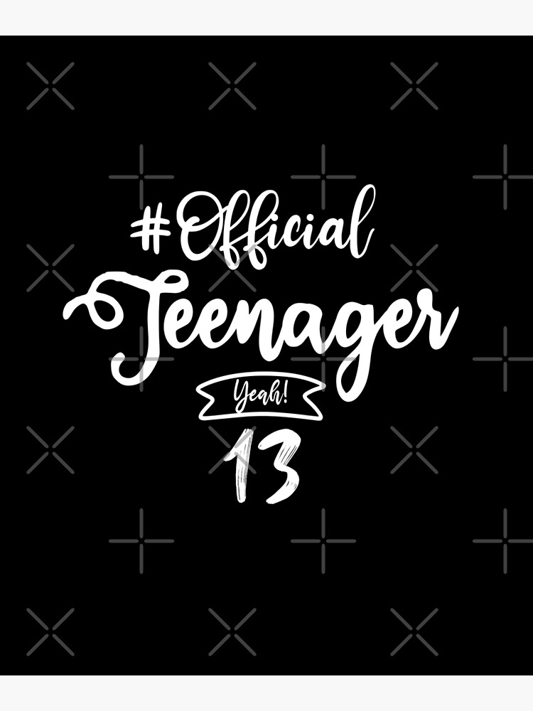 "# Official Teenager Yeah! 13" Poster by Kochman | Redbubble