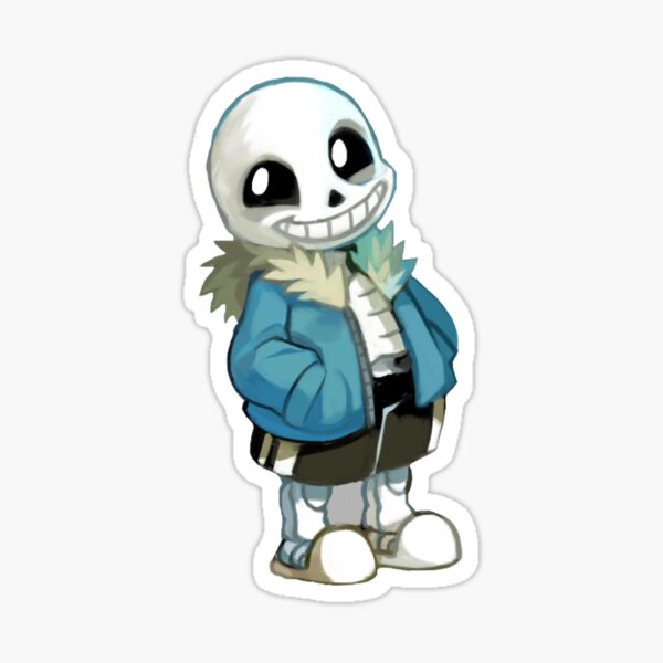"Undertale - Sans" Sticker for Sale by InkDOTInc | Redbubble