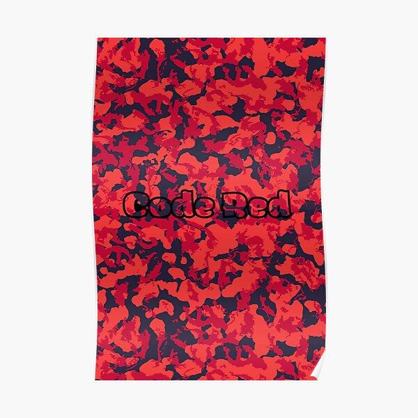 "Code Red" Poster for Sale by Pixelar | Redbubble
