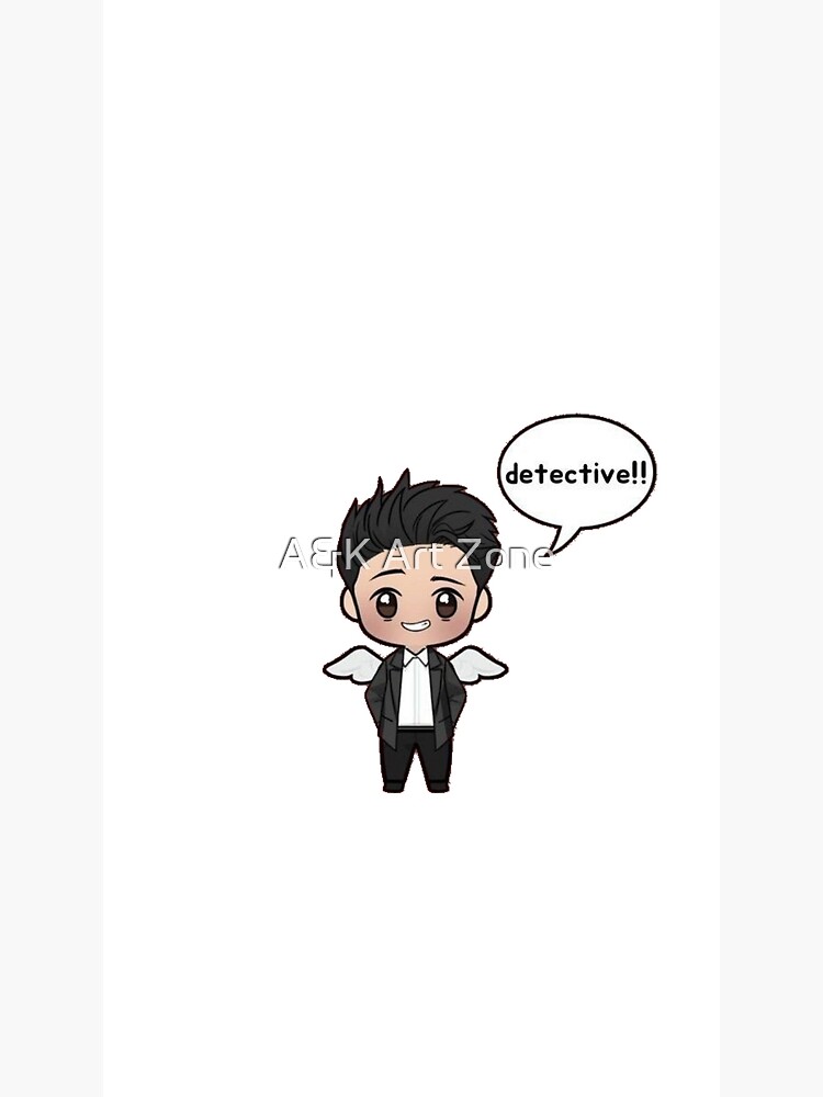 "Helloo Detective Lucifer" Poster for Sale by babybeeart | Redbubble