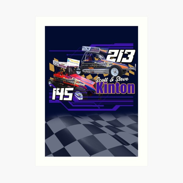 "145 & 213 Scott & Steve Kinton Mini Super Twos" Art Print by ...