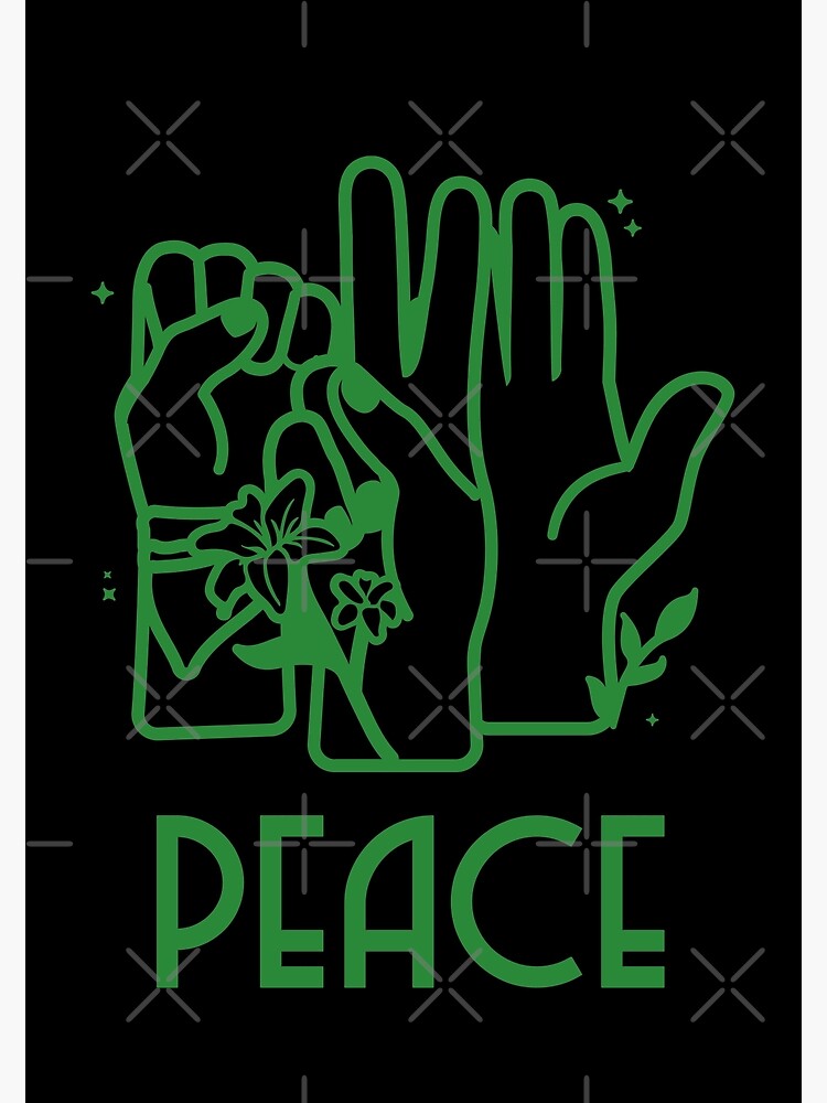 "Peace. Hand Signs" Poster for Sale by Rebel-Design | Redbubble