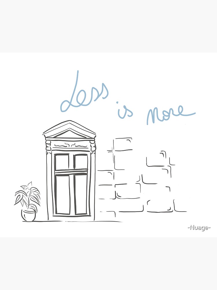 "Less is more - Architecture quote Ludwig Mies" Sticker for Sale by ...