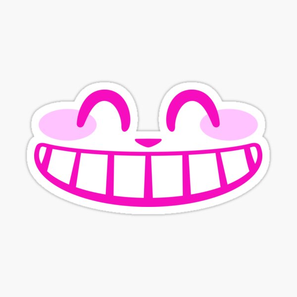 "Kawaii Kate, Wide Sweet and Cute Smile on Dark Kawaii" Sticker by ...