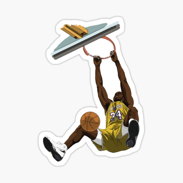 "Shaquille O'Neal - Best Center of Basketball" Sticker for Sale by ...