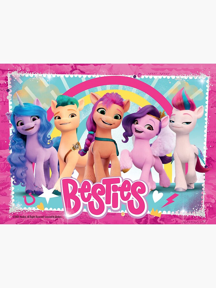 "Besties- My little pony a new generation" Sticker for Sale by Funny ...