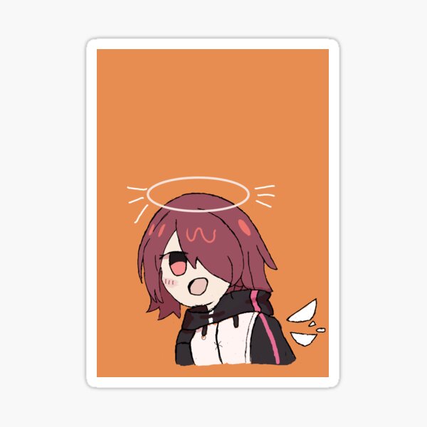 "Exusiai Arknights" Sticker for Sale by ryukoart1 | Redbubble