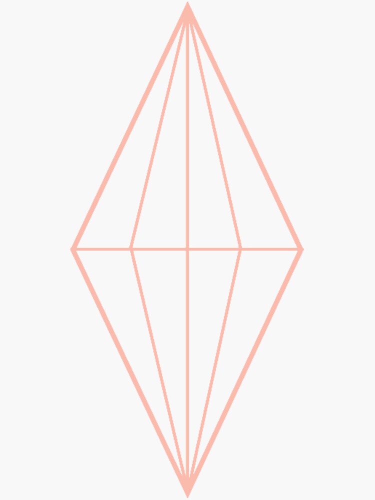 "The Pink Plumbob" Sticker for Sale by SimsQueenShop | Redbubble
