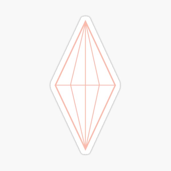 "The Pink Plumbob" Sticker for Sale by SimsQueenShop | Redbubble