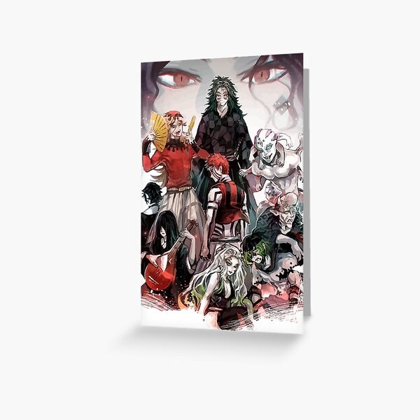 "Muzan with upper moons" Greeting Card for Sale by YourDemonSlayer ...