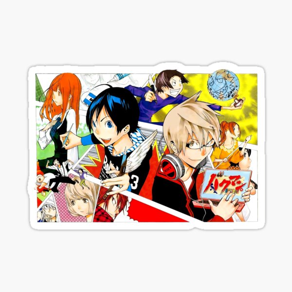 "tsugumi oba and takeshi oba" Sticker for Sale by myrlking | Redbubble