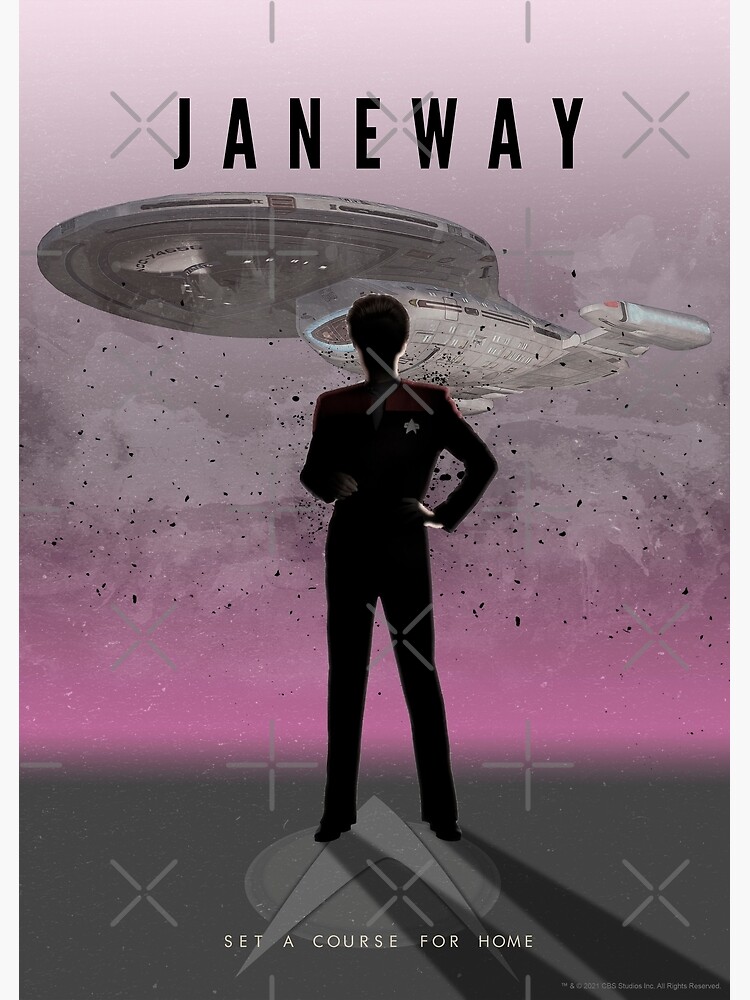 "Janeway from Star Trek Voyager" Poster for Sale by rykker | Redbubble