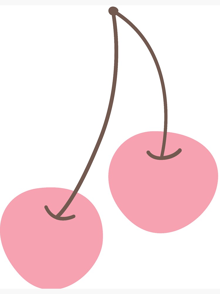 "pink cherry" Sticker by Pumpkin9 | Redbubble