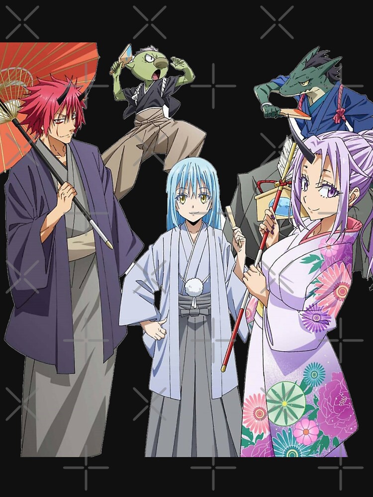 "slime datta ken shion rimuru gabil benimaru gobuta" T-shirt for Sale ...