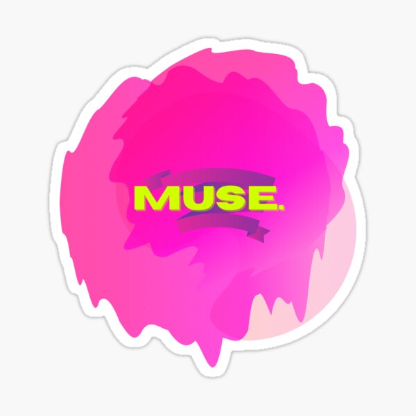 "Muse sticker " Sticker by Konyshop | Redbubble
