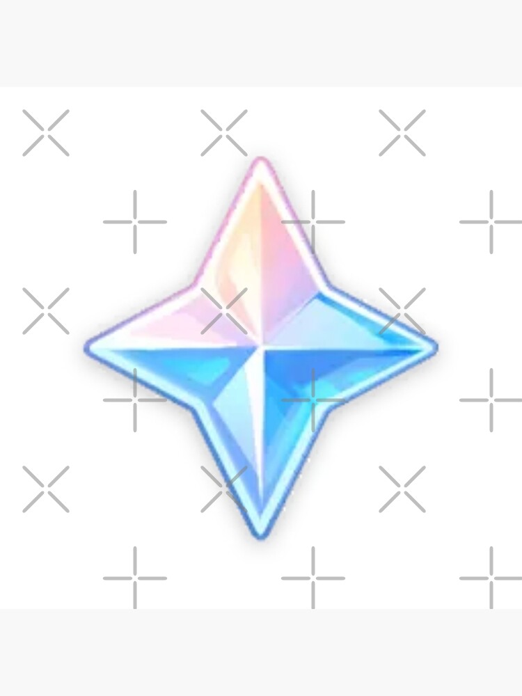 "Primogem Graphic Genshin Impact" Poster von medeir86 | Redbubble