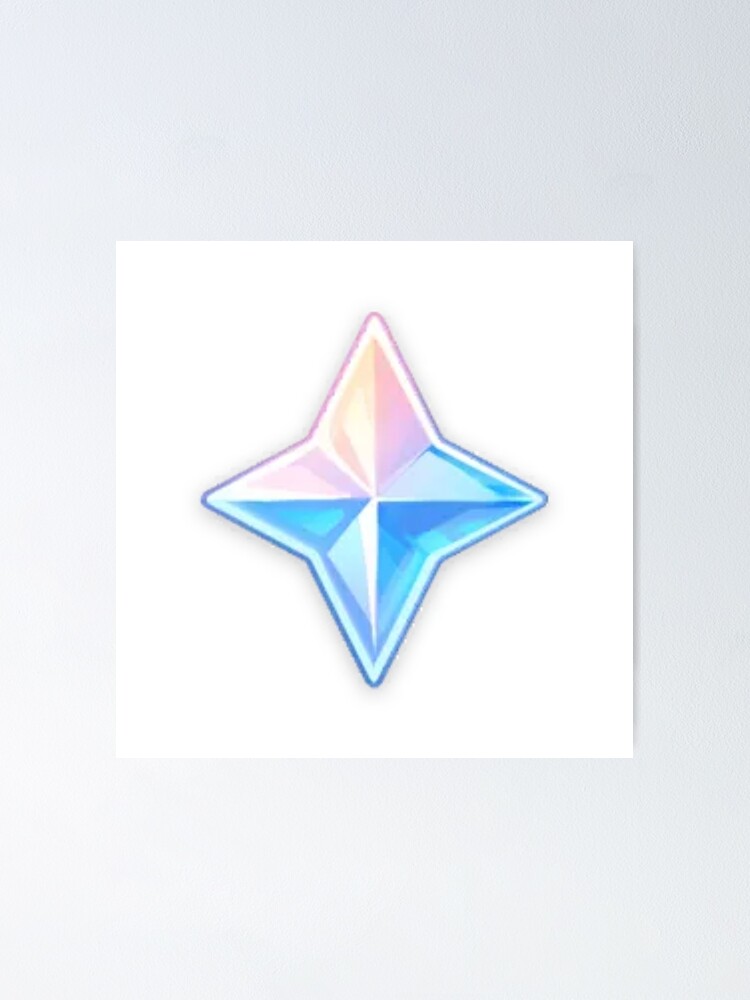 "Primogem Graphic Genshin Impact" Poster von medeir86 | Redbubble