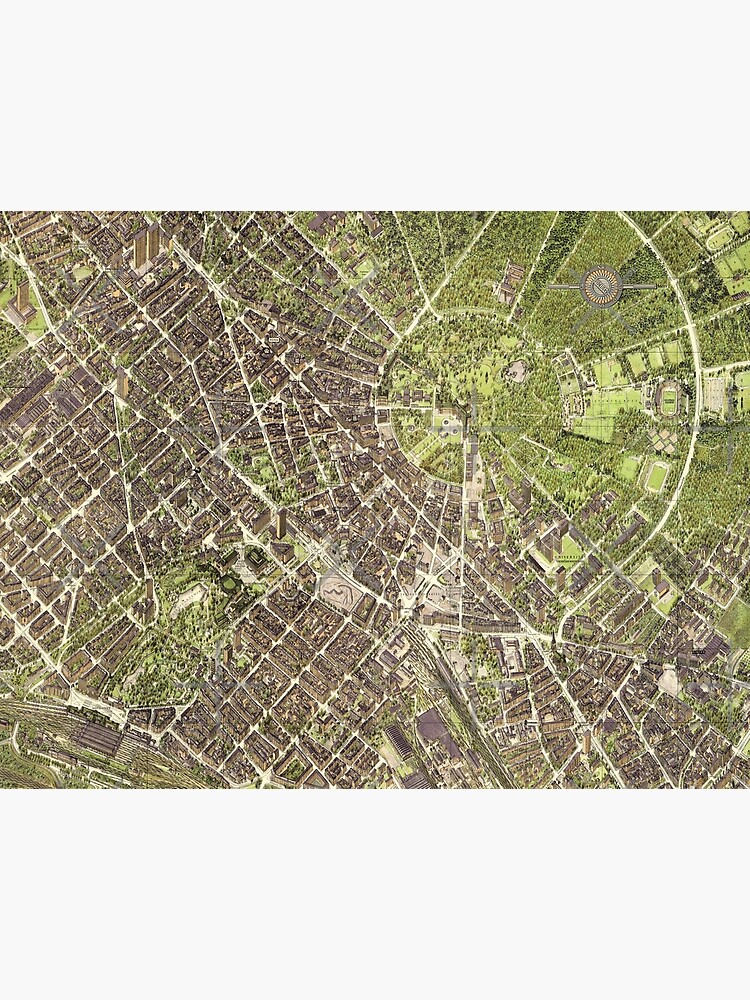 "Vintage Map of Karlsruhe, Germany" Art Print for Sale by gin-nek-shop ...
