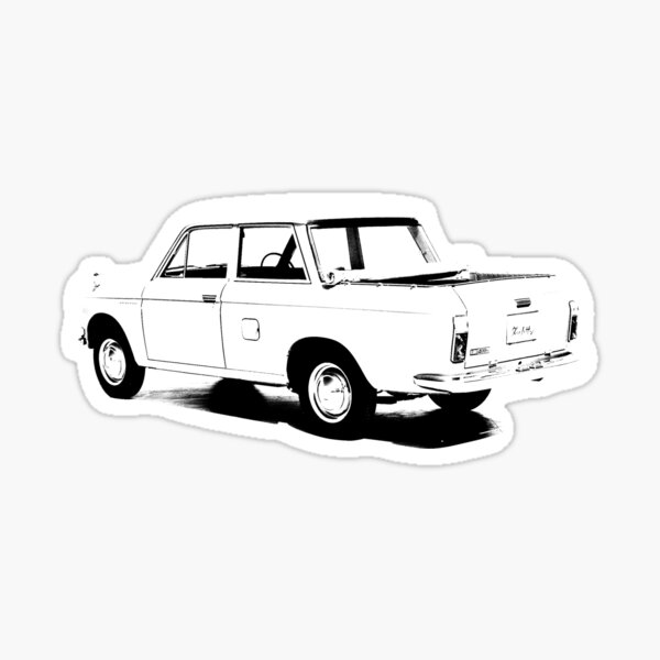 "Datsun Pickup Double Seat Dual Cab Ute" Sticker for Sale by ...