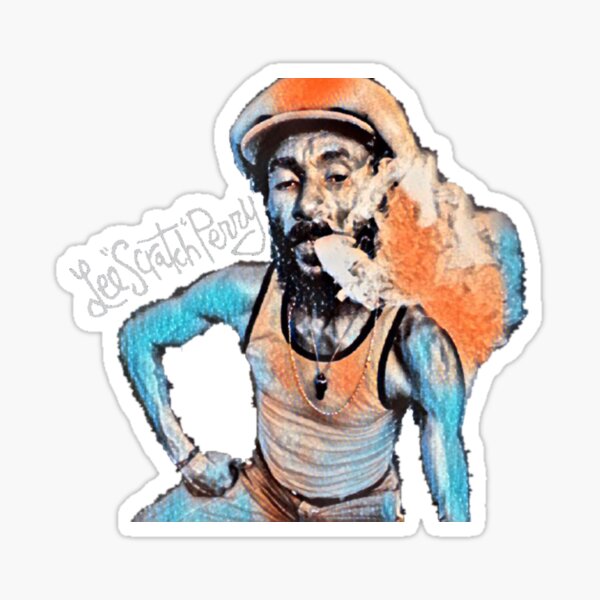 "Lee Scratch quot Perry" Sticker for Sale by strangerfaces | Redbubble