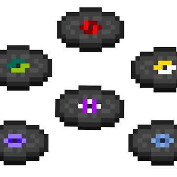 "Minecraft Record Discs" Sticker for Sale by jaq-101 | Redbubble