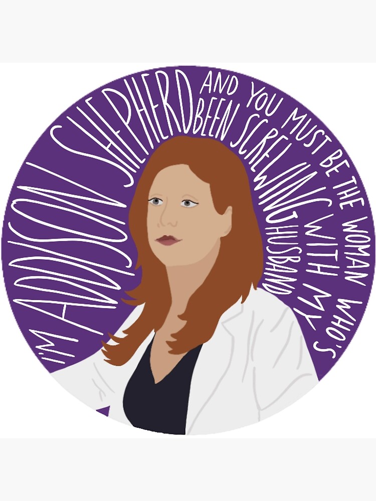 "Addison montgomery" Poster for Sale by vickylecuyer77 | Redbubble