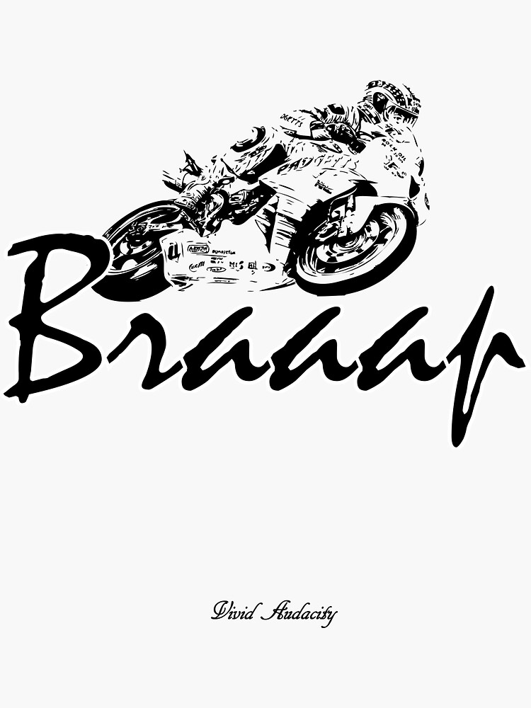 "BRAAAP" Sticker by VividAudacity | Redbubble