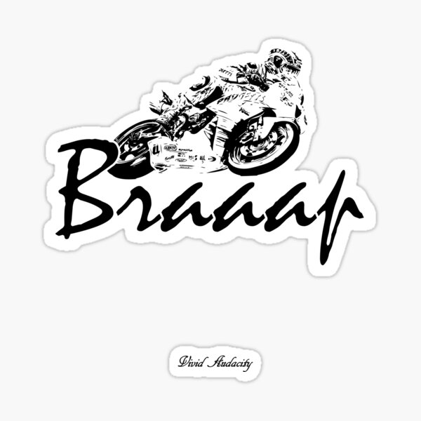 "BRAAAP" Sticker by VividAudacity | Redbubble