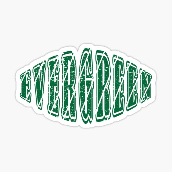 "Evergreen" Sticker by Riya0108 | Redbubble