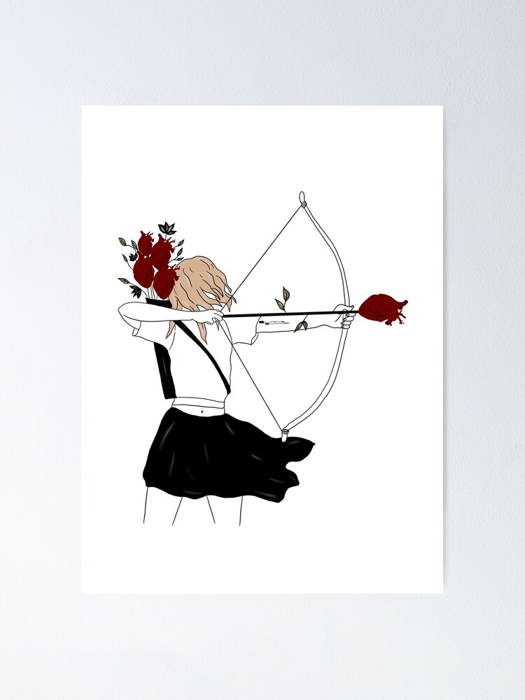 "Love anatomy heart archer" Poster for Sale by carries-anatomy | Redbubble