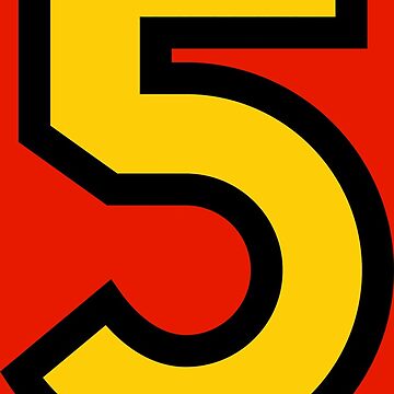 "James Number Five" Sticker for Sale by WestieMerch | Redbubble