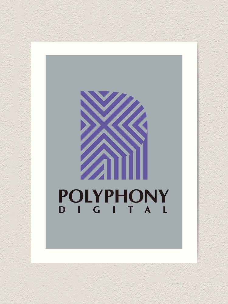 "Polyphony Digital (ポリフォニー・デジタル) Logo" Art Print for Sale by RubenCRM ...